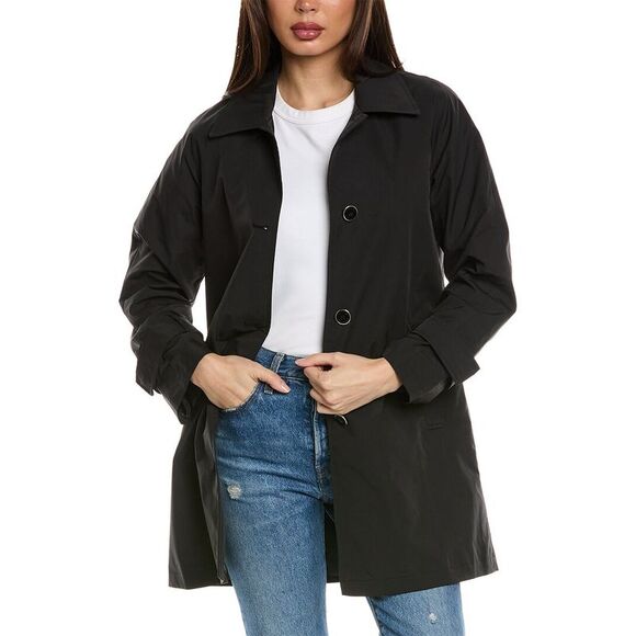 Via Spiga | Jackets & Coats | Via Spiga Button Back Coat | Poshmark